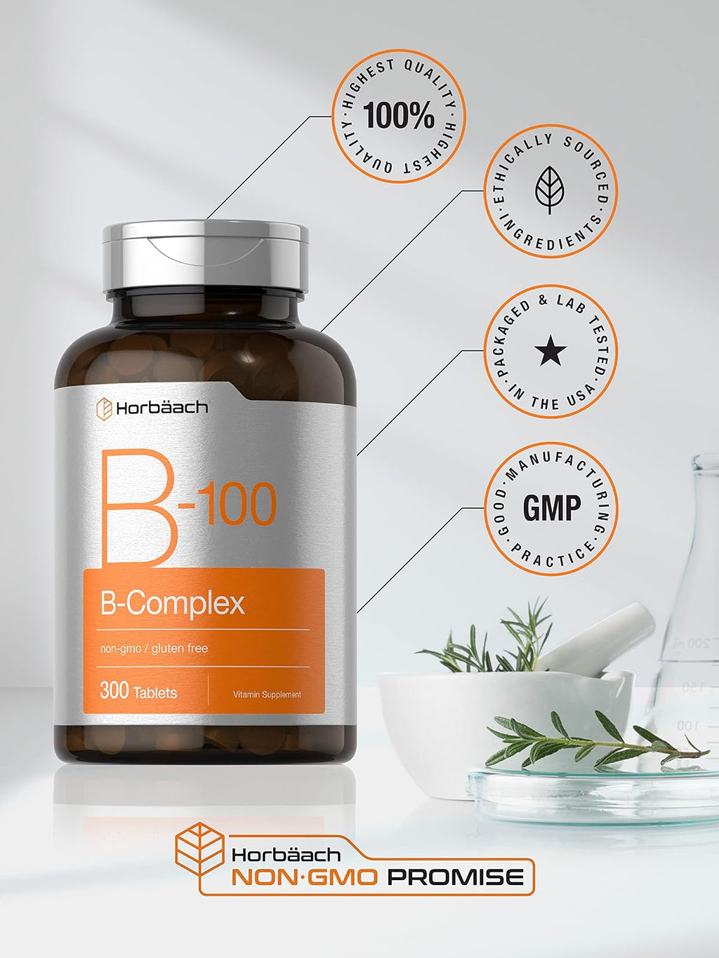 Horbäach vitamin B-100 for overall wellness
