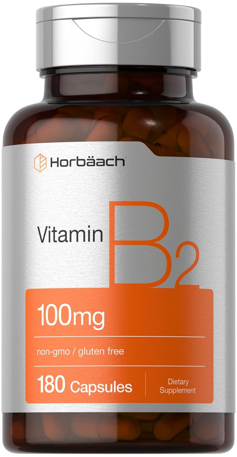 Horbäach Vitamin B2 capsules for energy