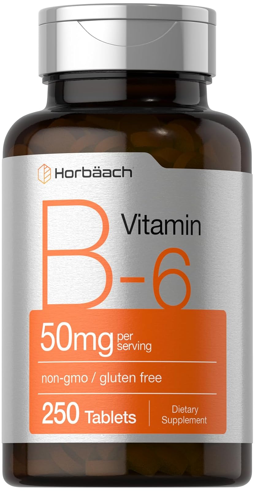 Horbäach Vitamin B6 50 mg tablets