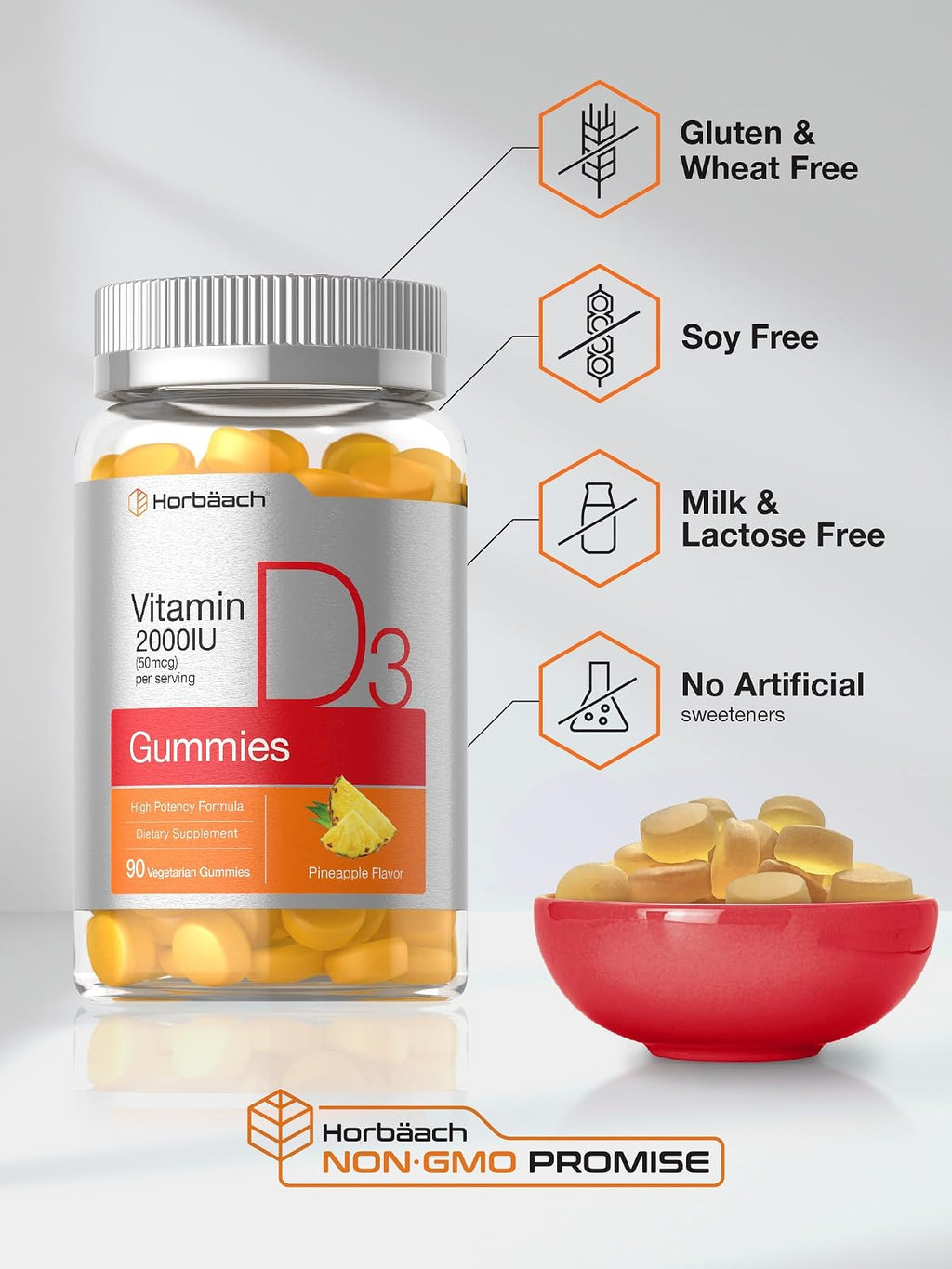Horbäach Vitamin D3 for bone health