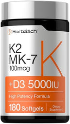 Horbäach vitamin D3 K2 softgels