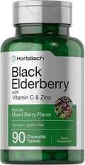 Horbaach black elderberry chewable tablets