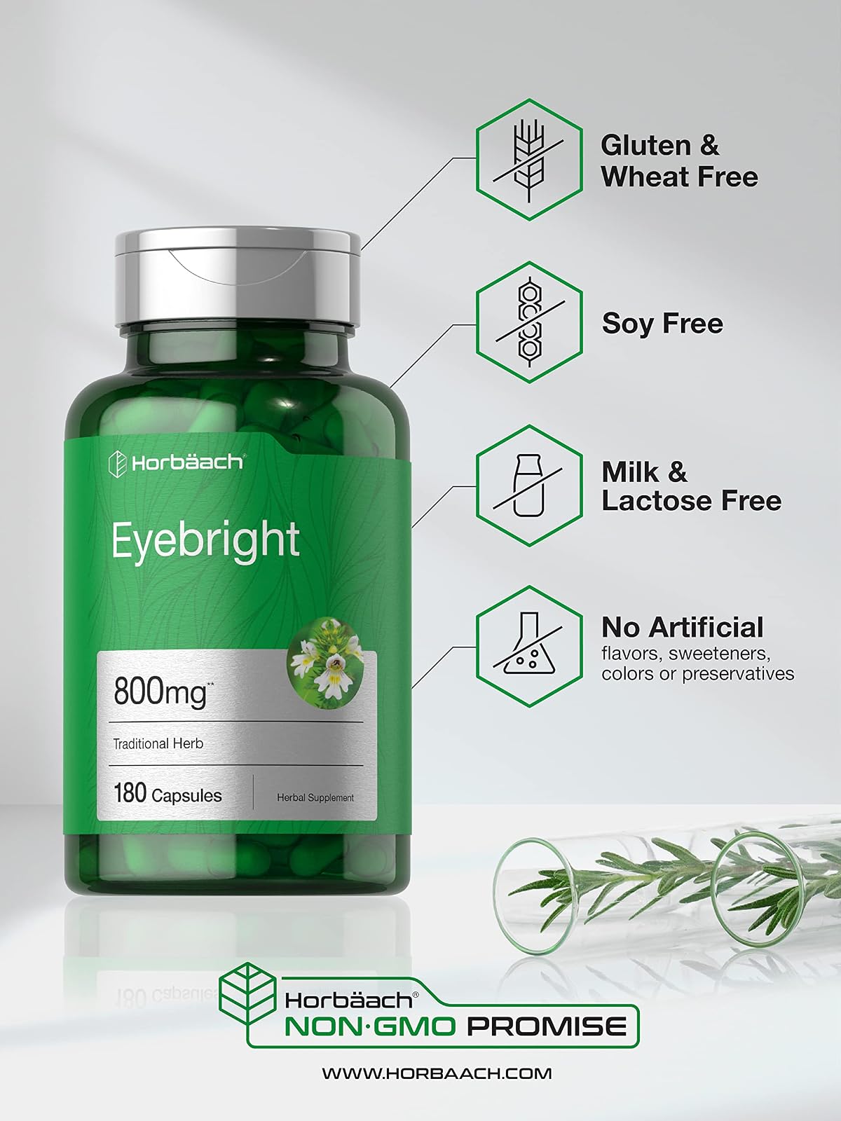Horbaach Eyebright capsules for daily wellness
