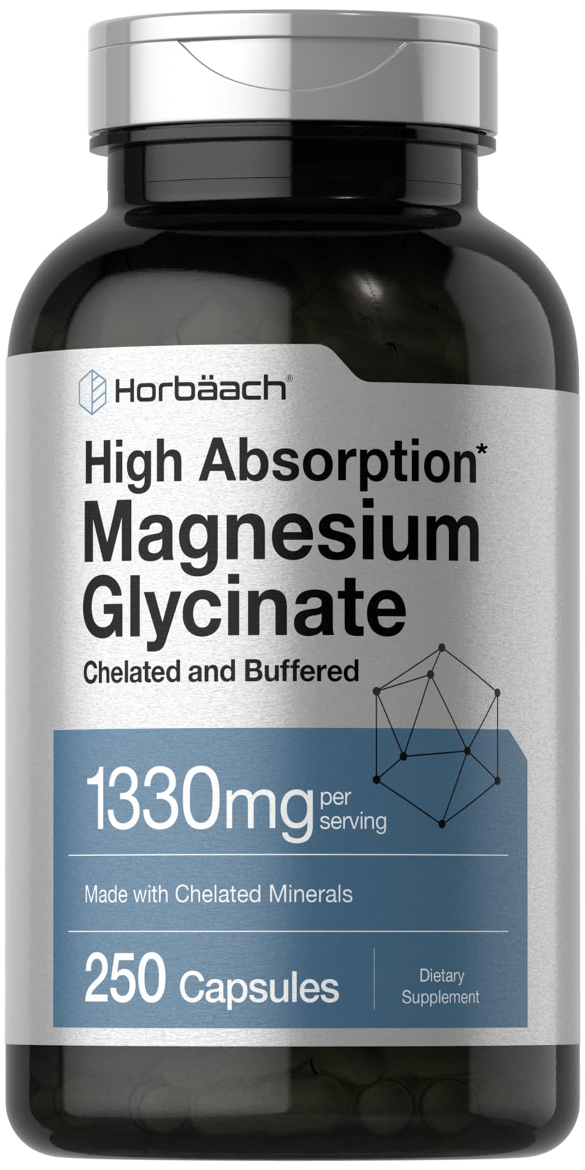 Horbaach magnesium glycinate capsules