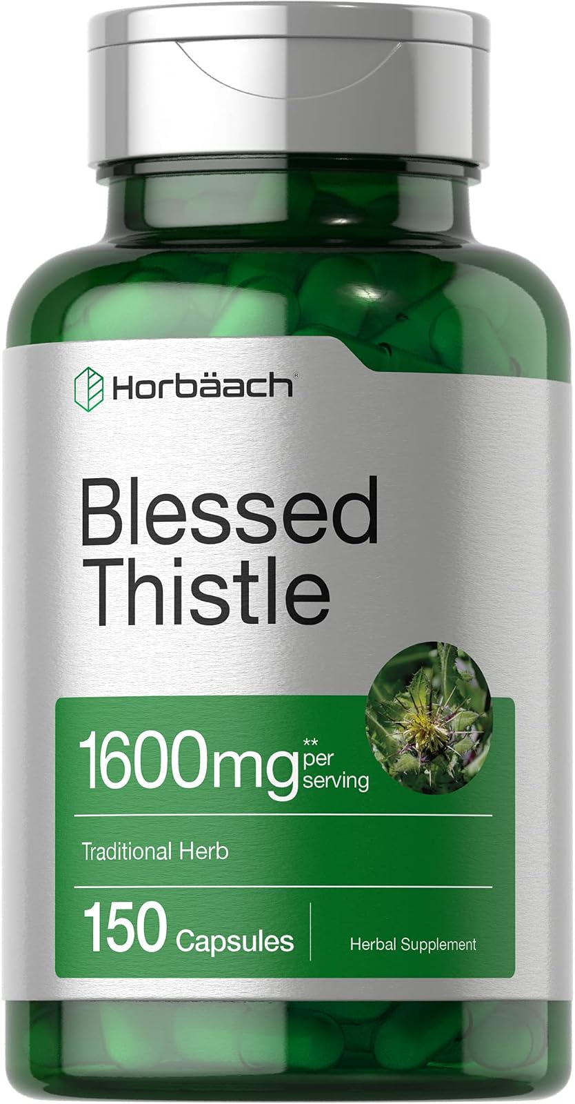 Horbaach milk thistle supplement capsules