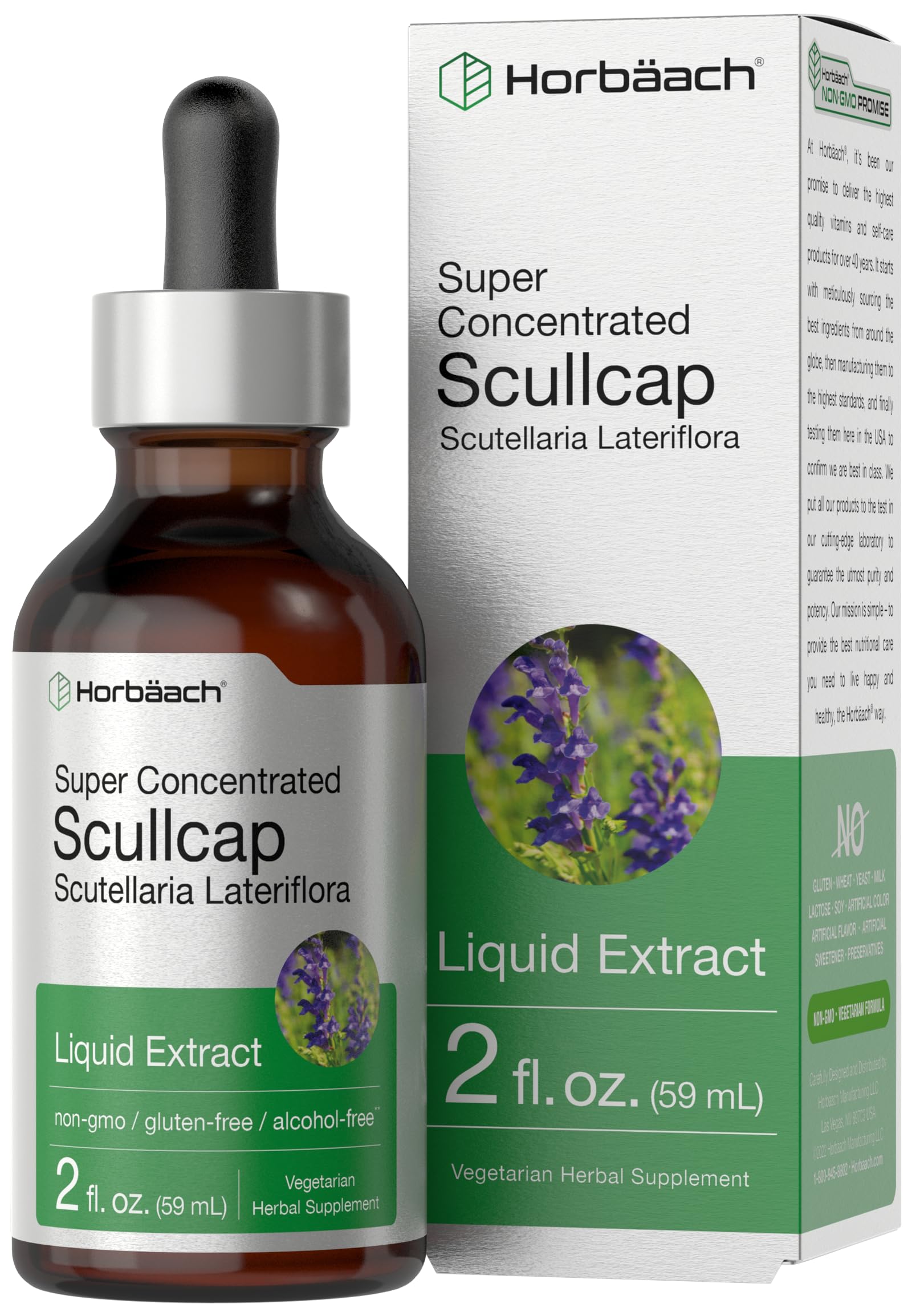 Horbaach scullcap herb tincture benefits