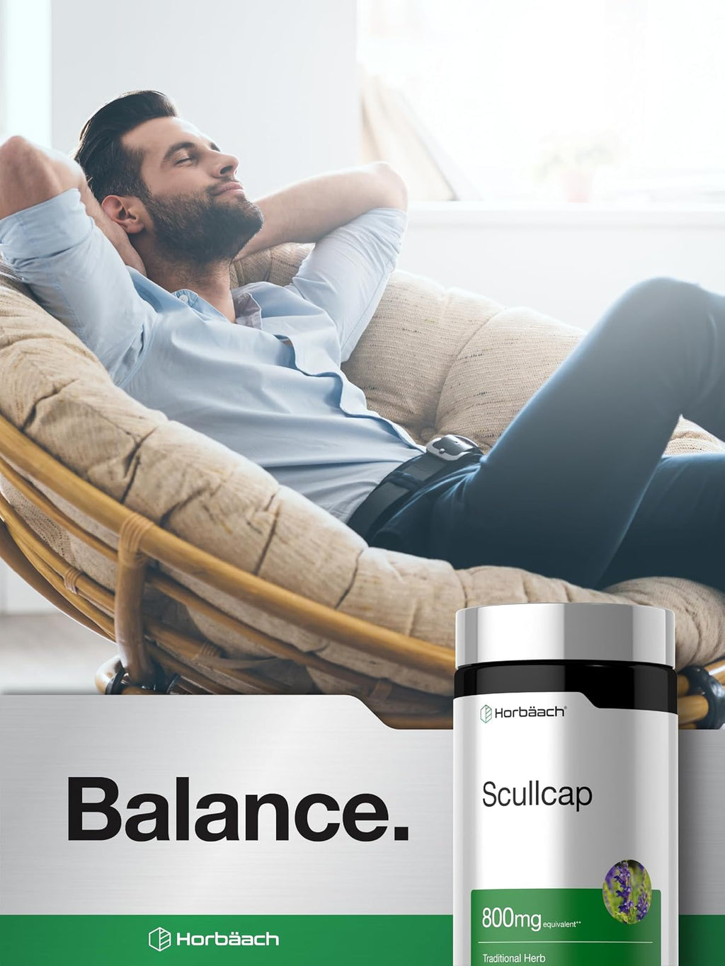 Horbaach skullcap for overall wellness