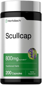 Horbaach skullcap herb extract capsules