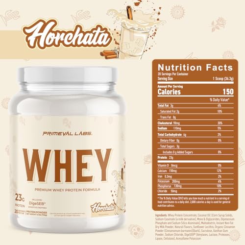 Horchata flavour whey protein