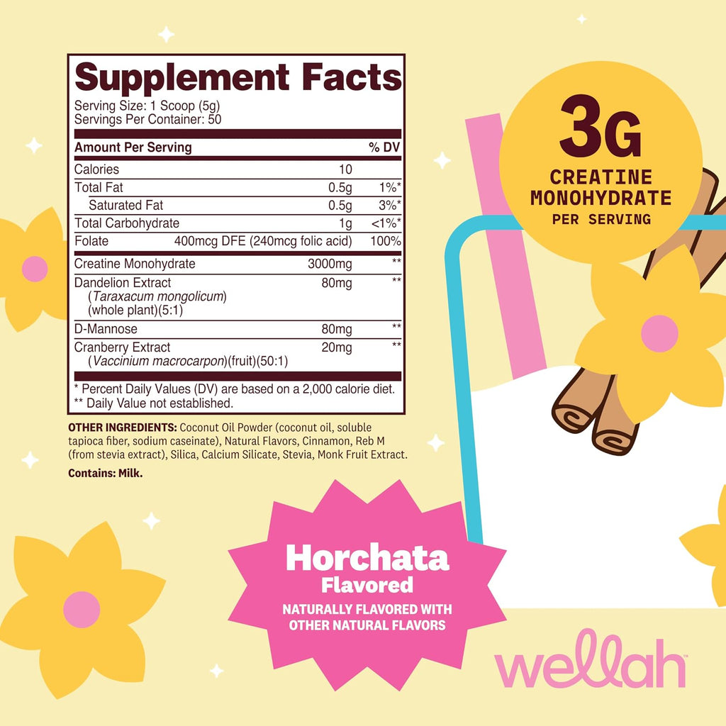 Horchata flavoured creatine for workouts