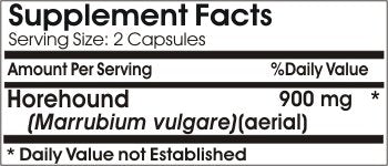 Horehound 900 mg for immune support