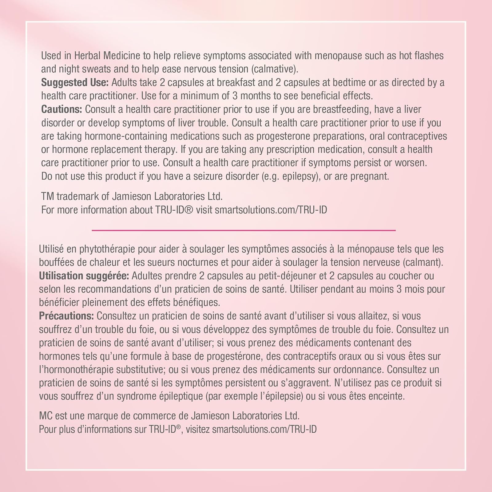 Hormonal balance during menopause