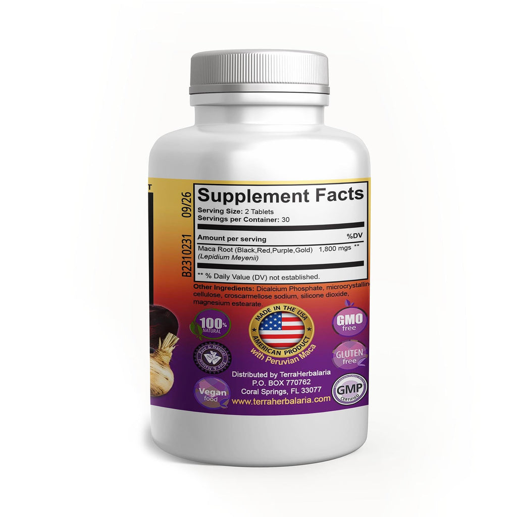 Hormonal balance with Maca supplements