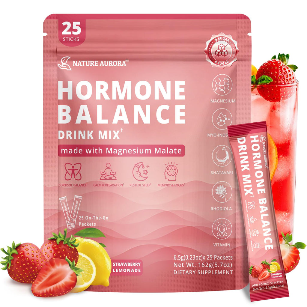 Hormone balance drink mix packets