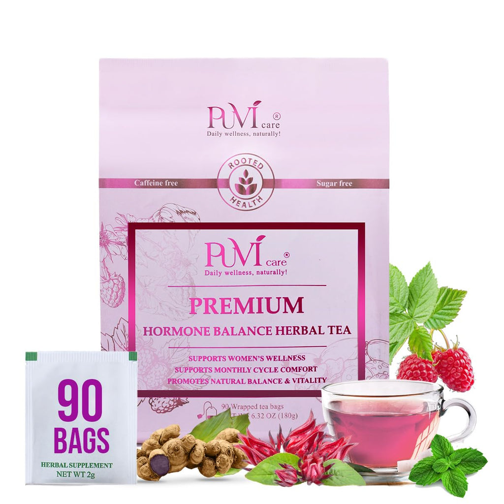 Hormone balance herbal tea bags