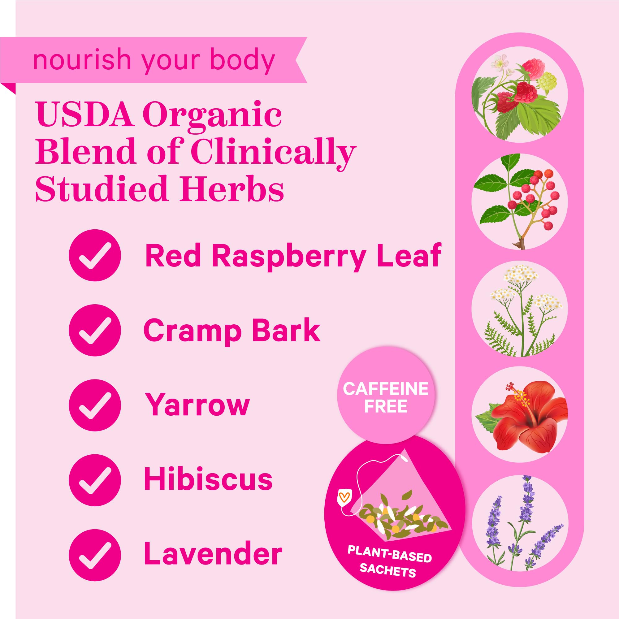 hormone balance herbal tea sachets
