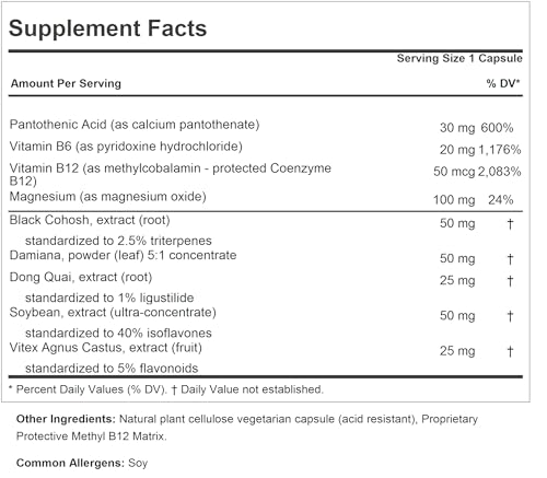 Hormone balance multivitamin capsules