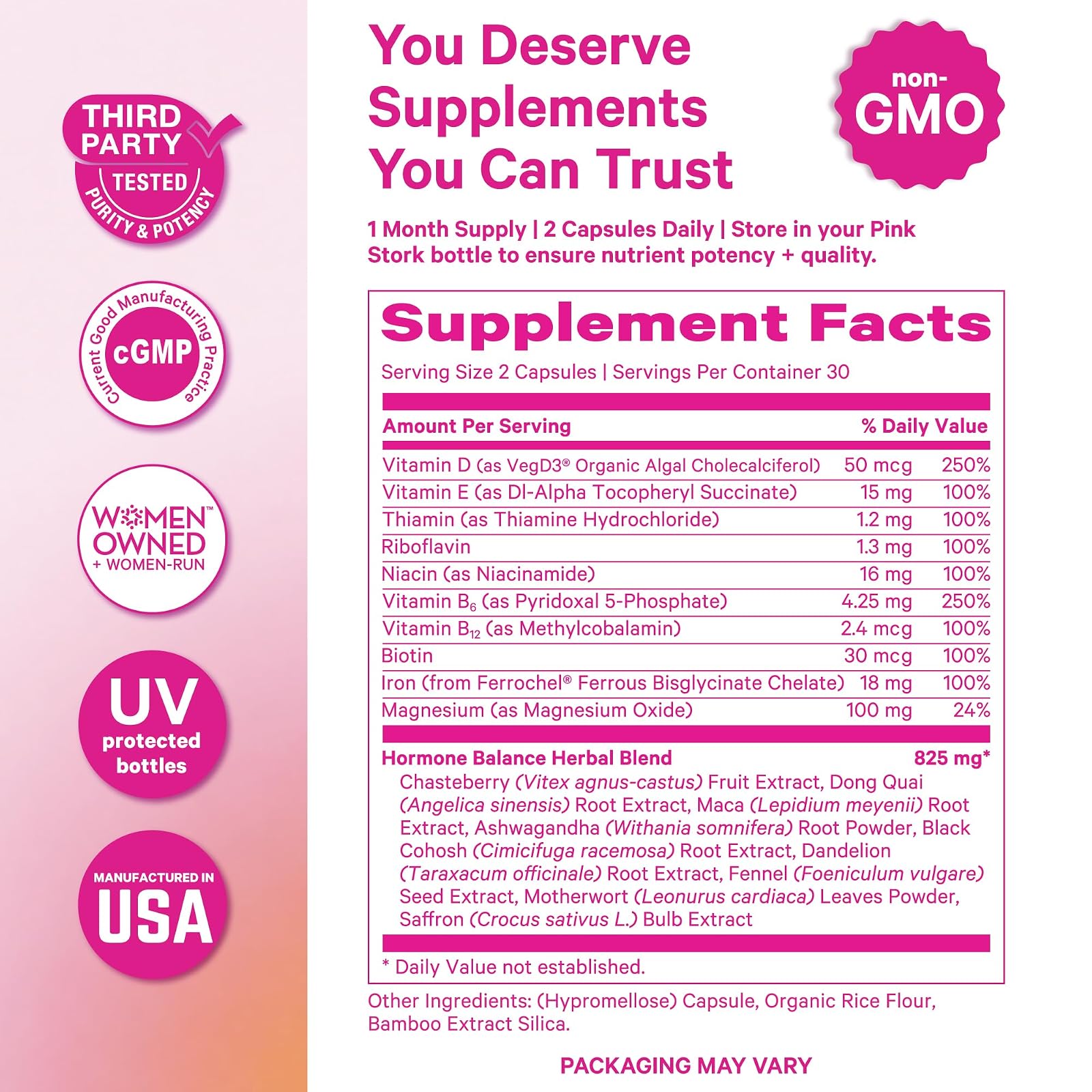 hormone balance multivitamin for women