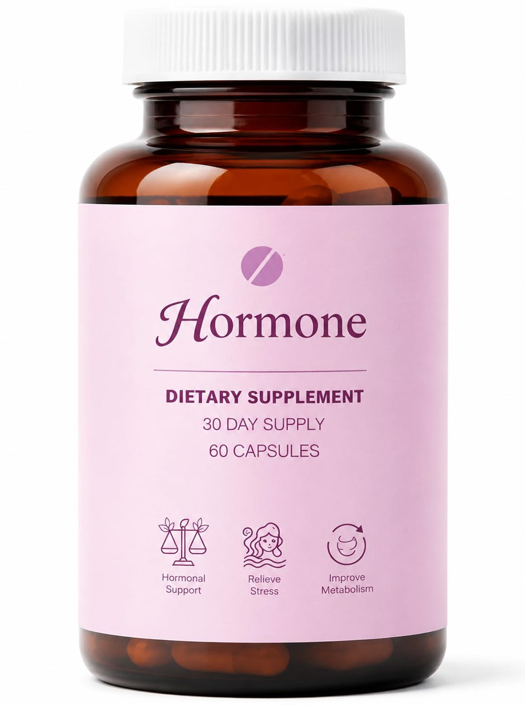 Hormone balance support capsules for women