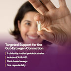 Hormone balance support with probiotics