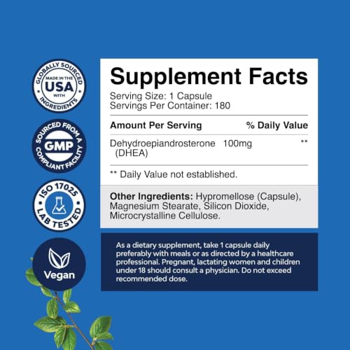 Hormone support DHEA for active lifestyle