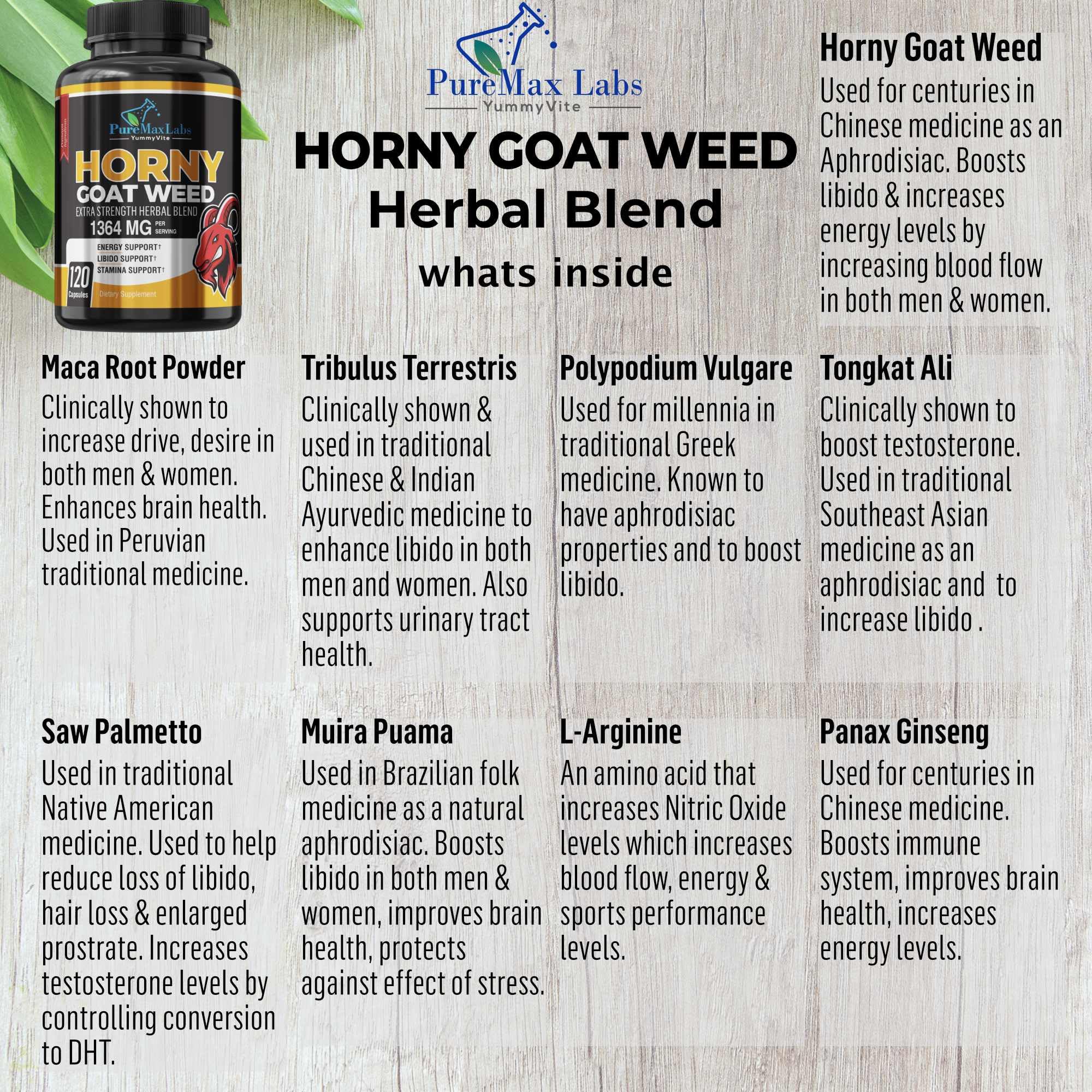 horny goat weed and arginine synergy