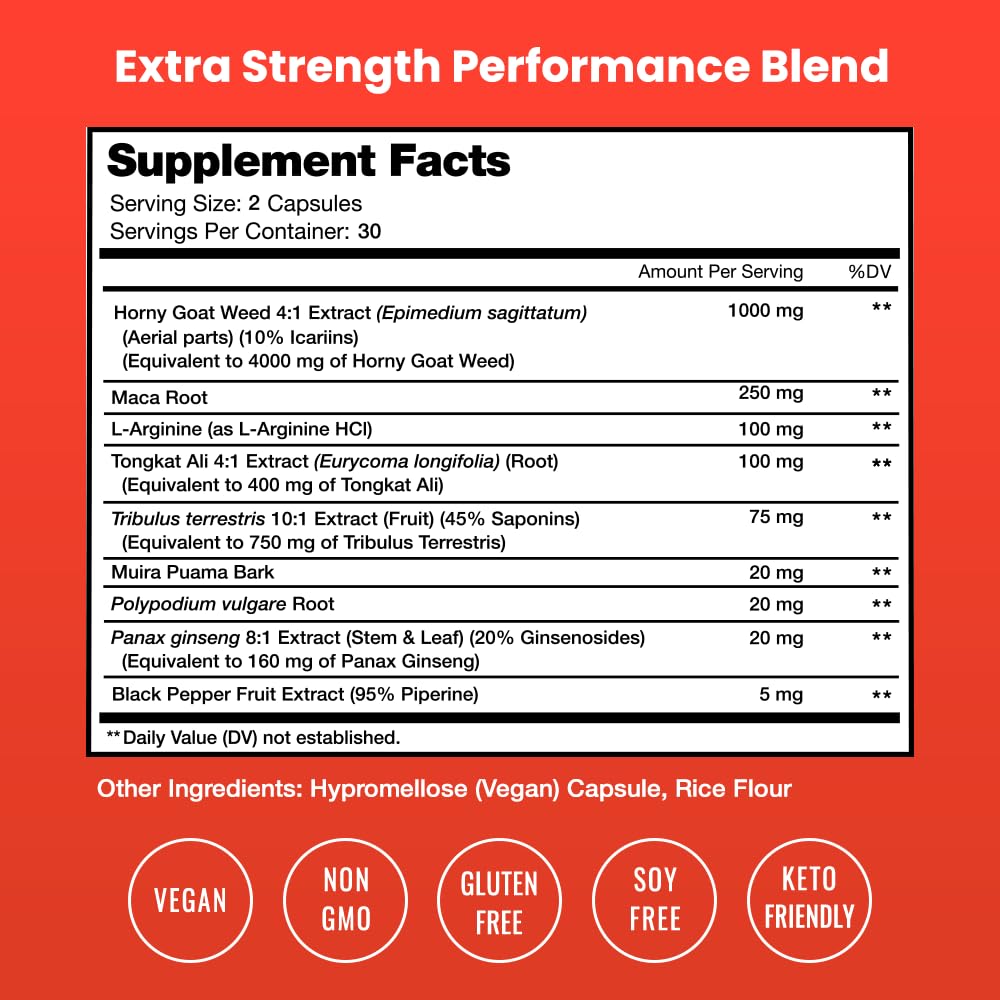 horny goat weed and tribulus blend