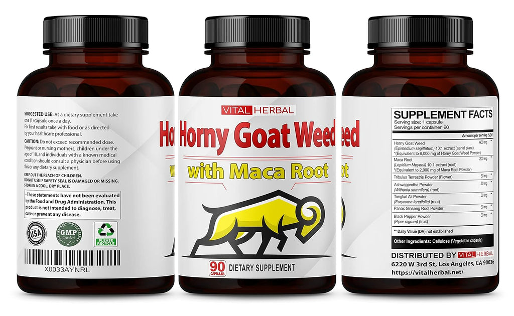 Horny Goat Weed for enhanced performance