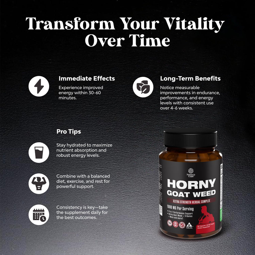 horny goat weed for improved performance