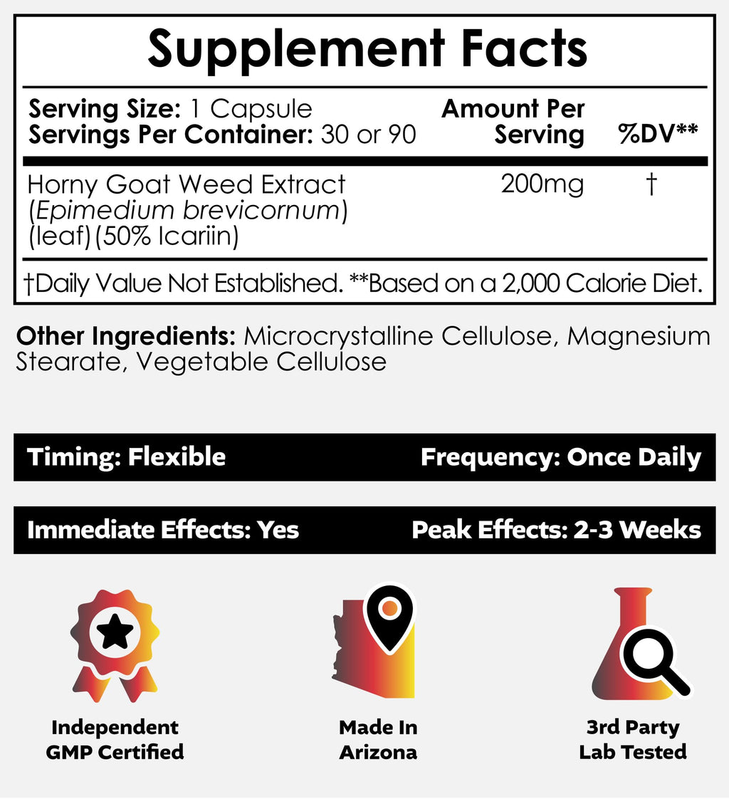 horny goat weed for improved stamina