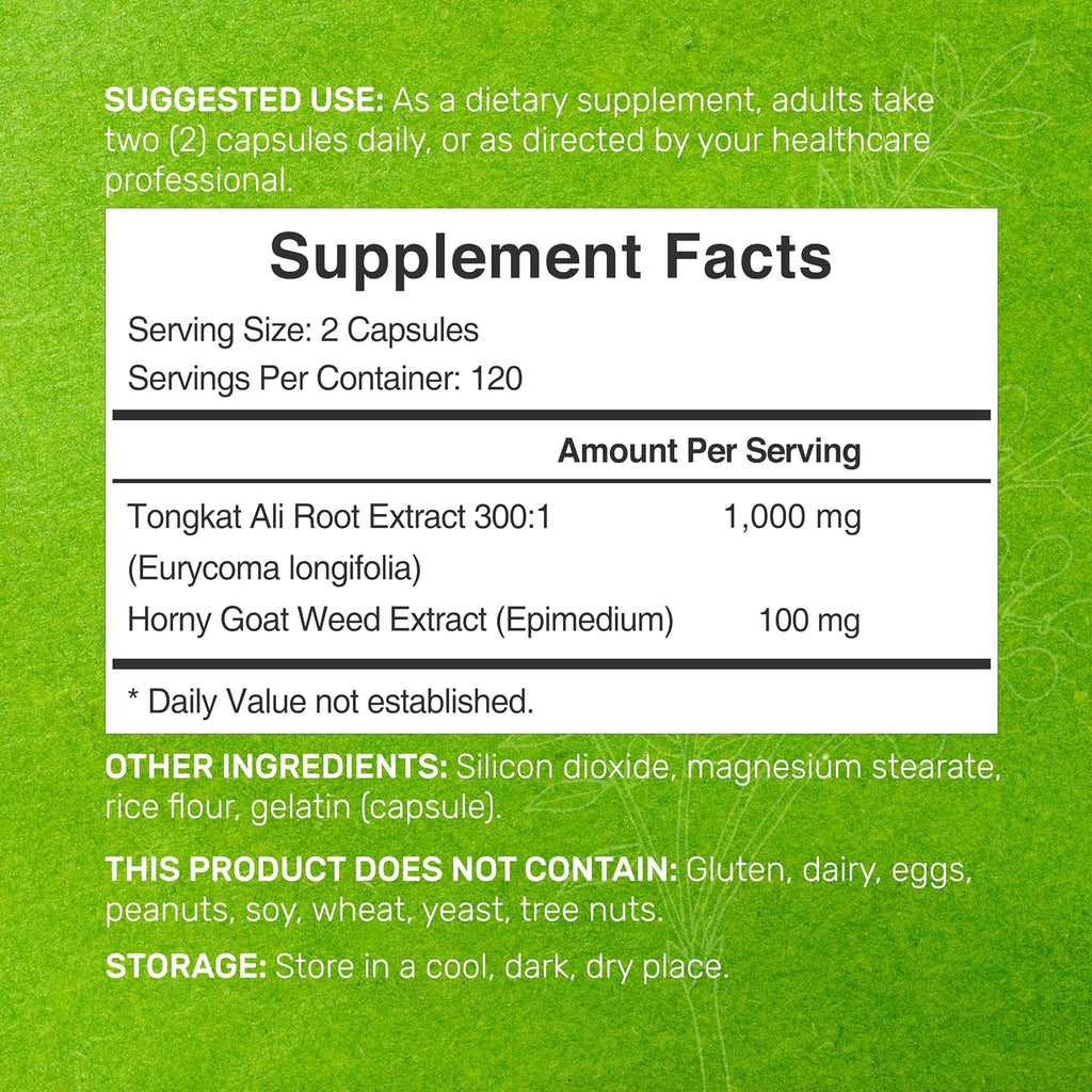 Horny Goat Weed herbal supplement