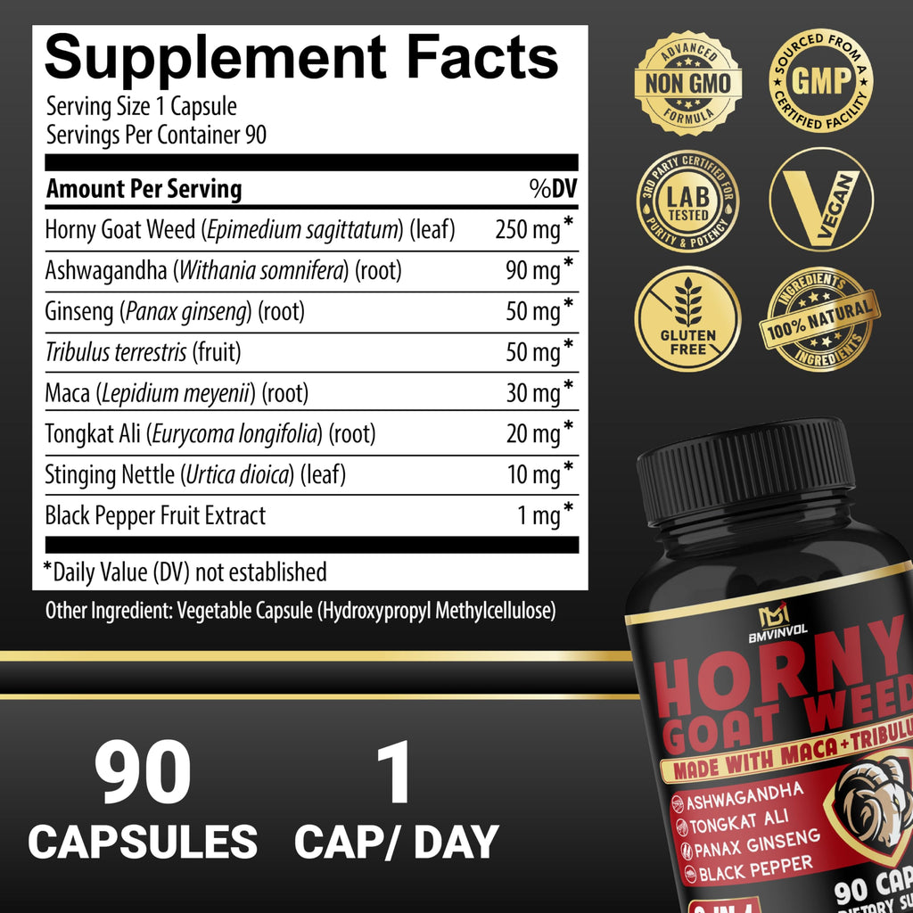 horny goat weed with maca benefits