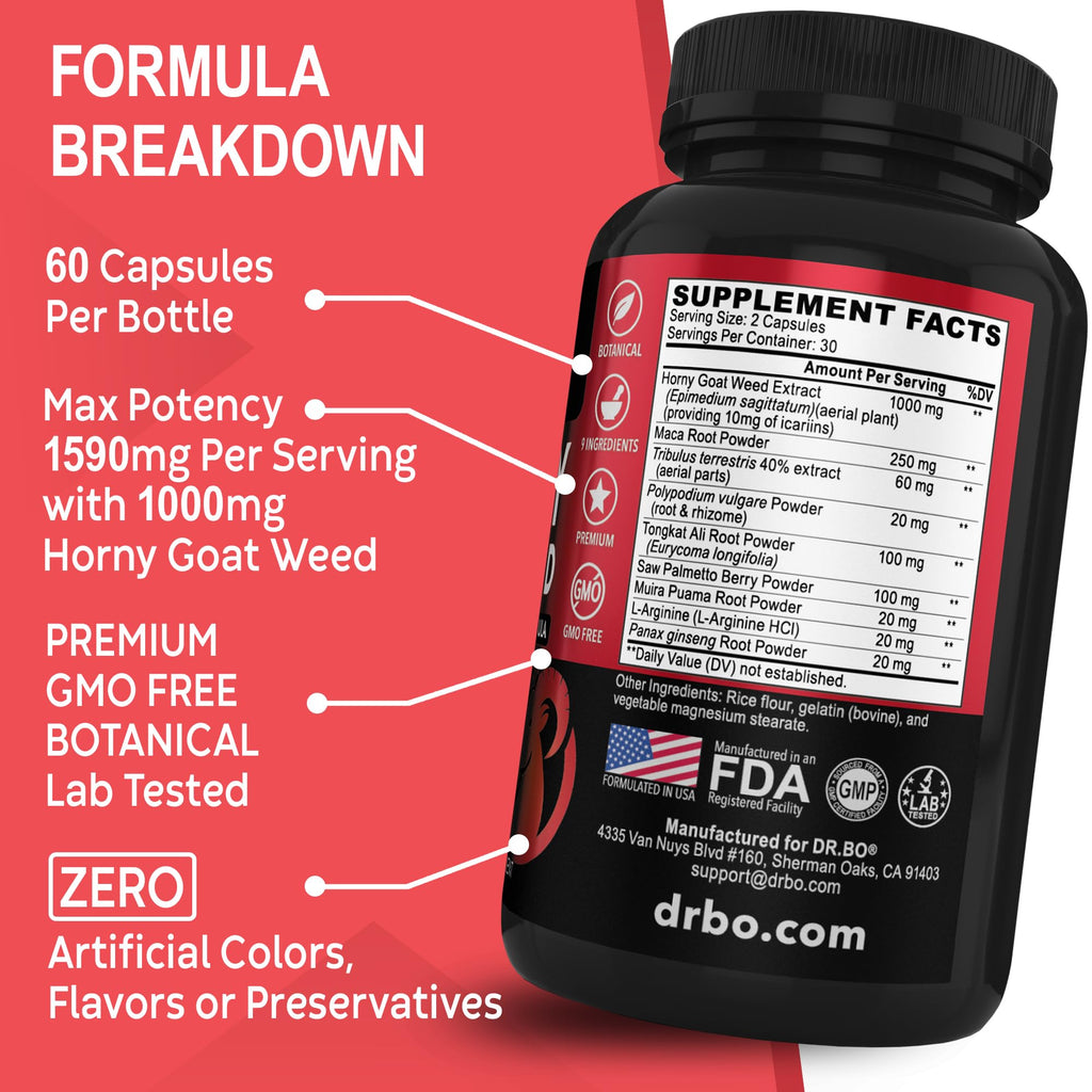horny goat weed with maca for energy