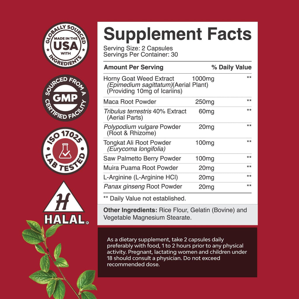 horny goat weed with maca root