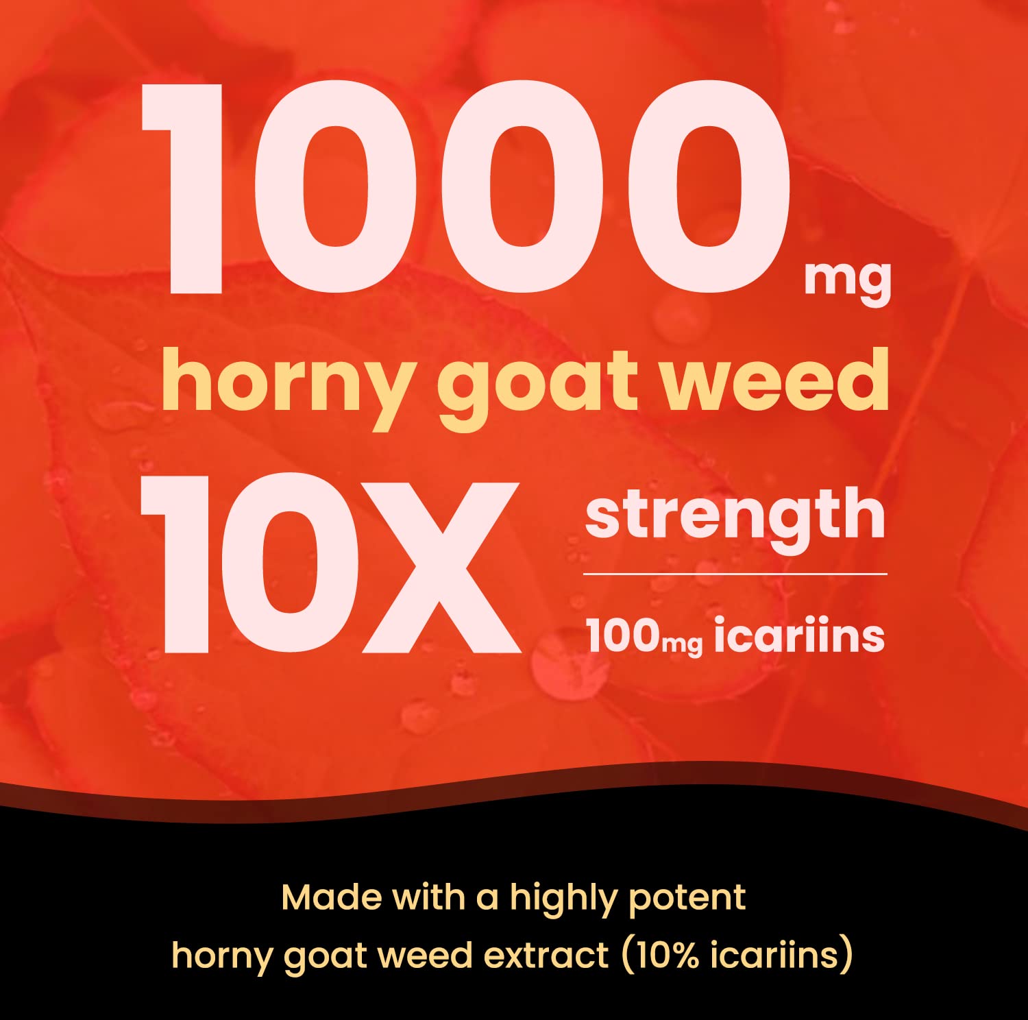 horny goat weed with natural ingredients