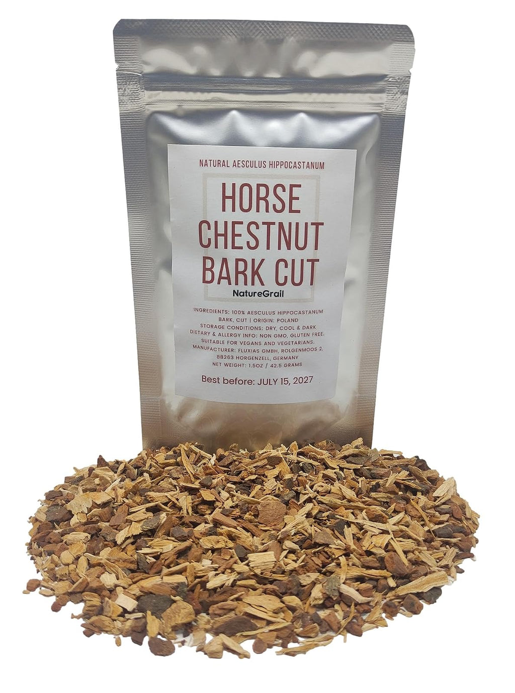 Horse chestnut bark herbal tea
