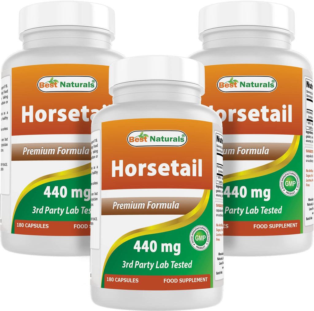 Horsetail capsules for healthy hair