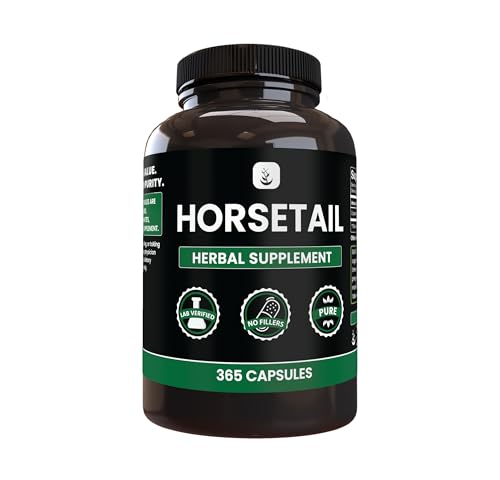 Horsetail capsules for vitamin A support