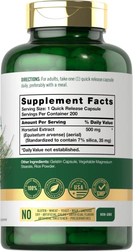 Horsetail extract for optimal silicon