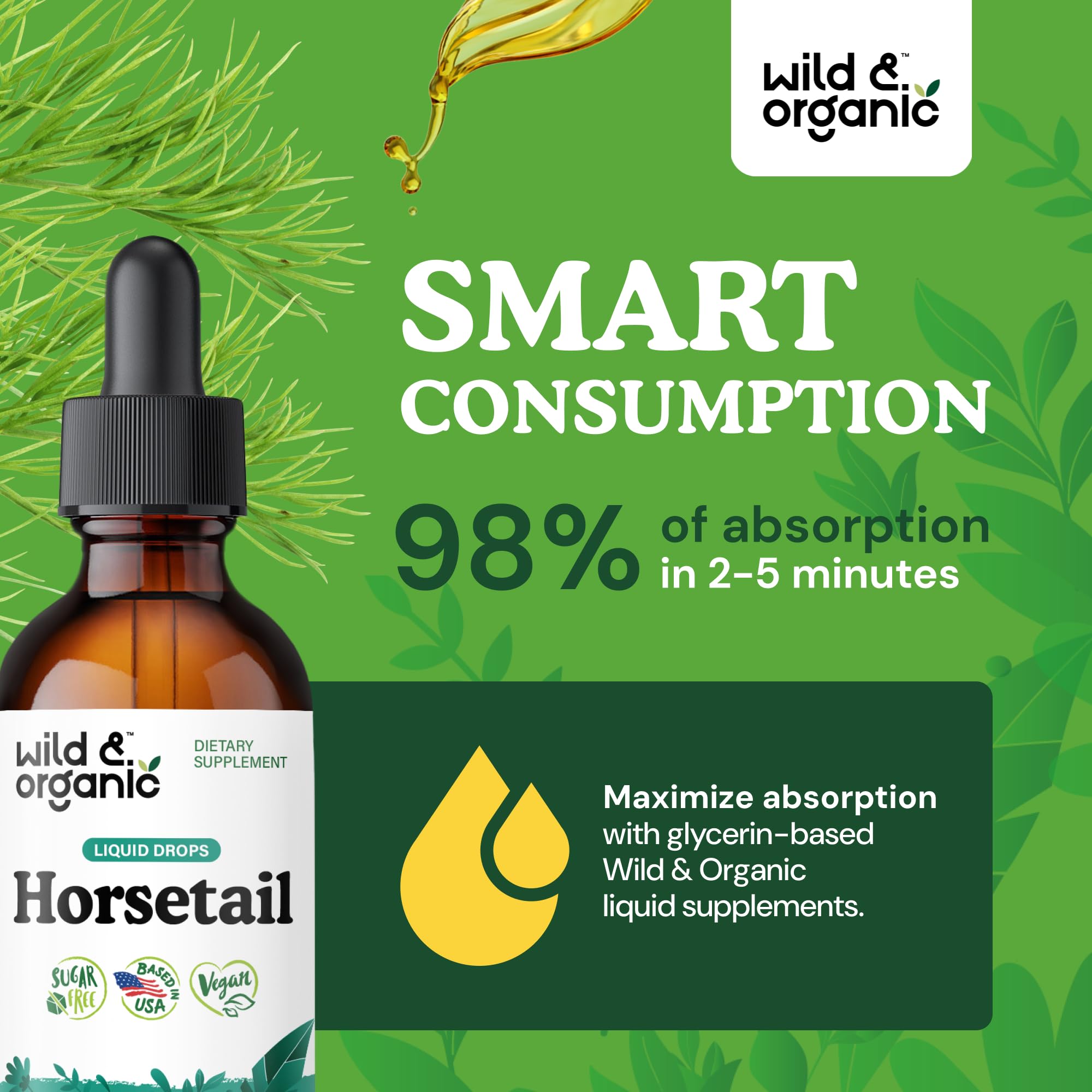 Horsetail extract for vibrant skin
