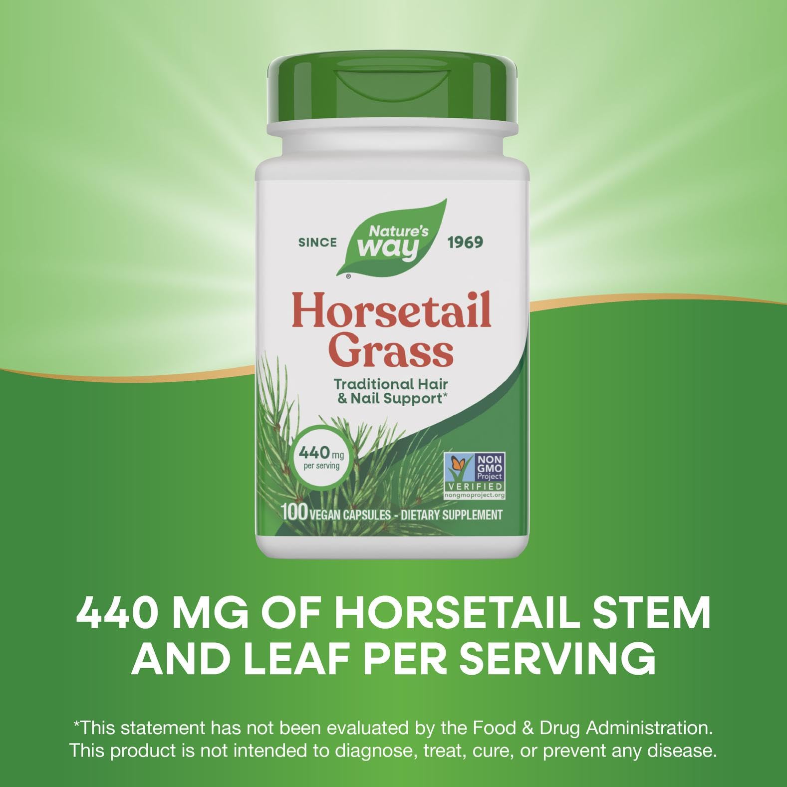 Horsetail grass for stronger nails