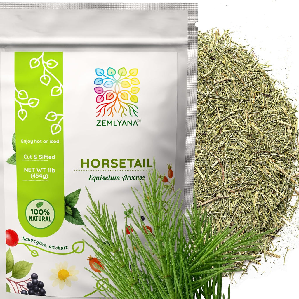Horsetail herb tea for wellness