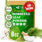 Horsetail leaf powder for herbal tea