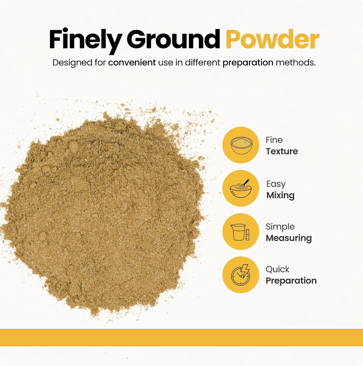 Horsetail powder for hair health