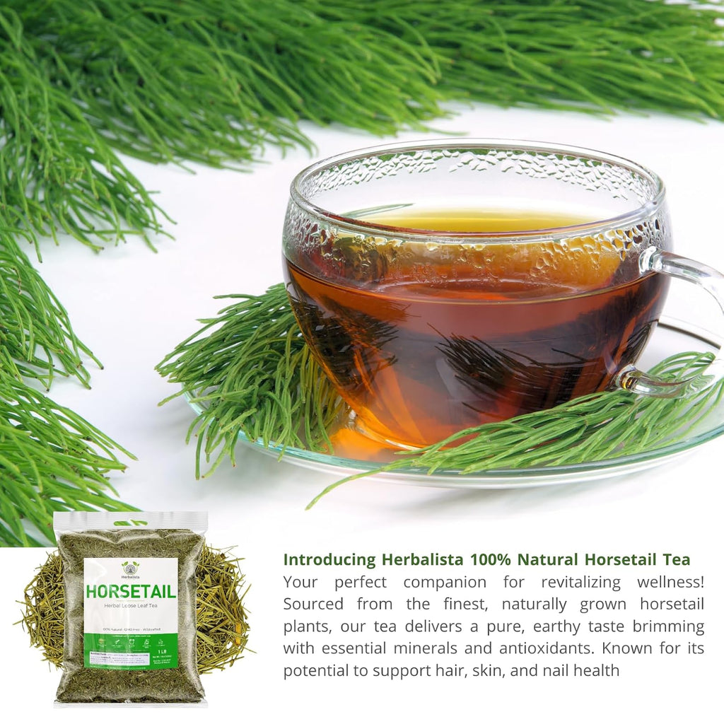 Horsetail tea for healthy hair