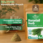 Horsetail tea for healthy skin