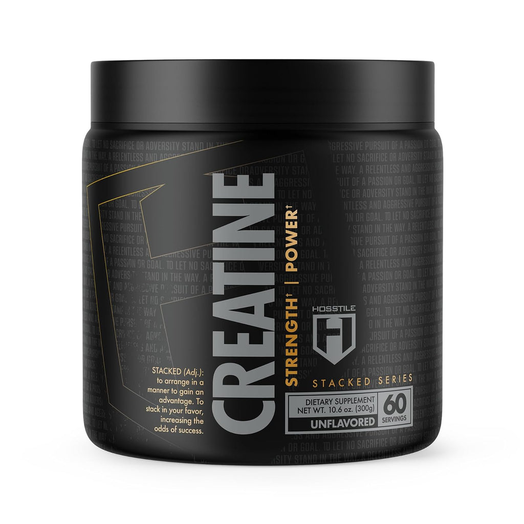 HOSSTILE creatine monohydrate powder supplement