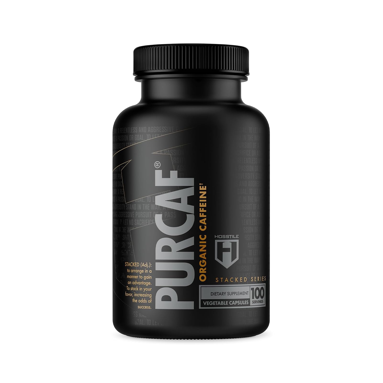 HOSSTILE organic caffeine capsules