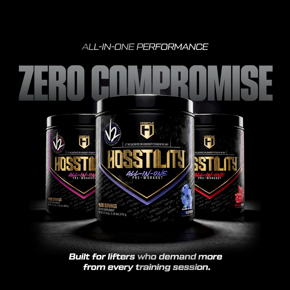 HOSSTILE pre-workout for endurance and strength