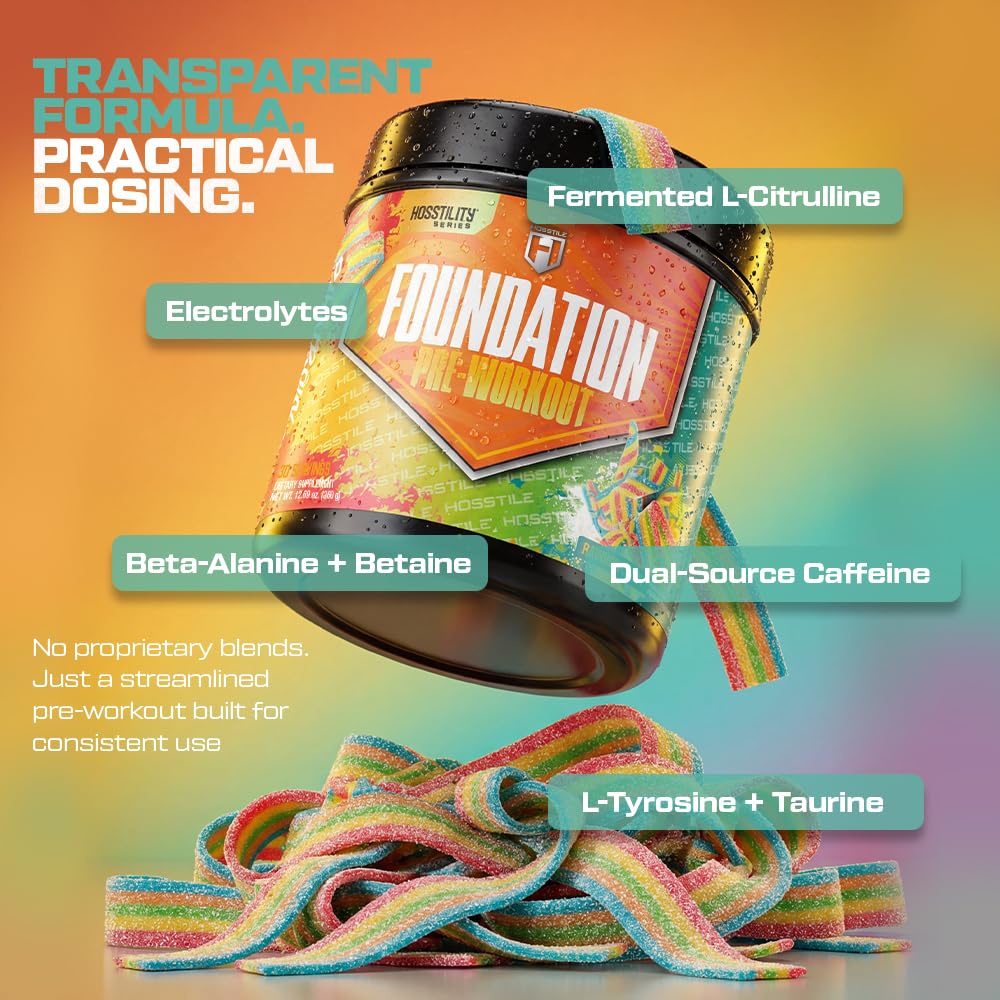 HOSSTILE pre workout for enhanced focus